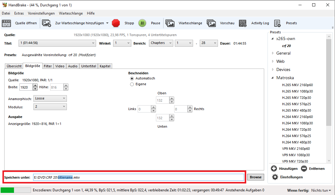 titlename in destination · Issue #2312 · HandBrake/HandBrake · GitHub