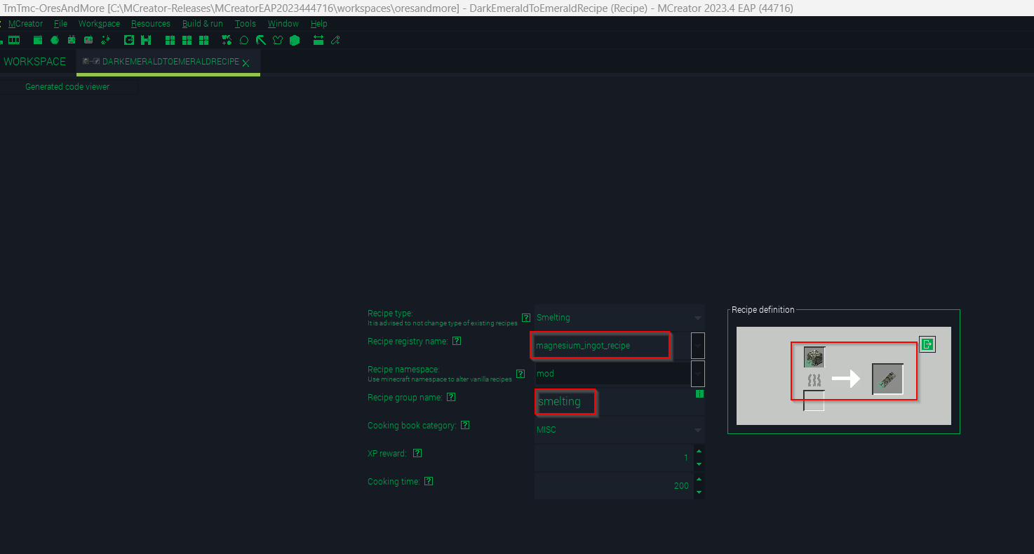 Strange UI Behavior with Recipes · Issue #4342 · MCreator/MCreator · GitHub