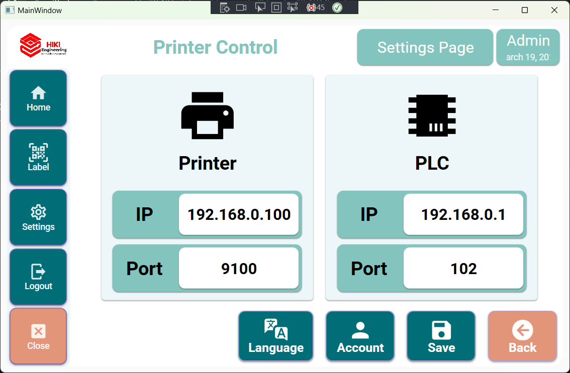 Github Tranquangkhai2612print Machine App C Wpf Materialdesignxaml