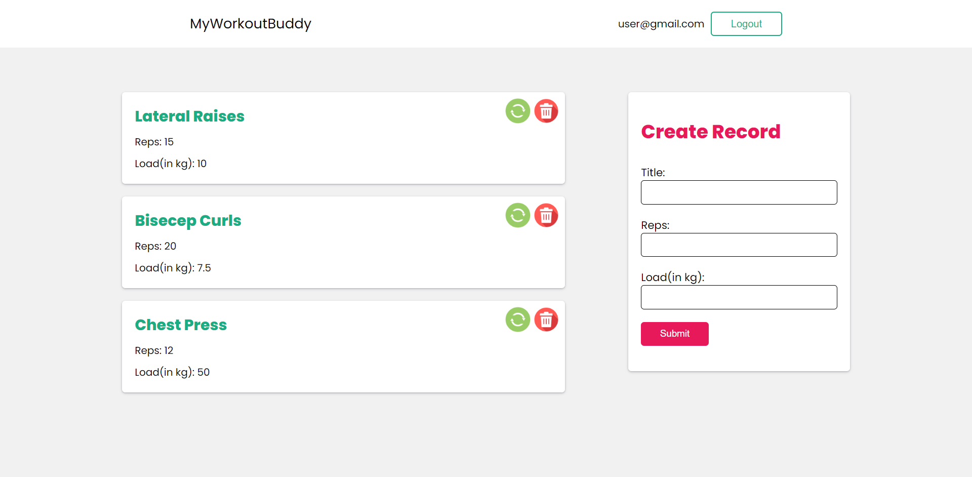 GitHub - MohdZaidDeveloper/Workout-Buddy: Workout Buddy is a MERN stack project which shows all ...