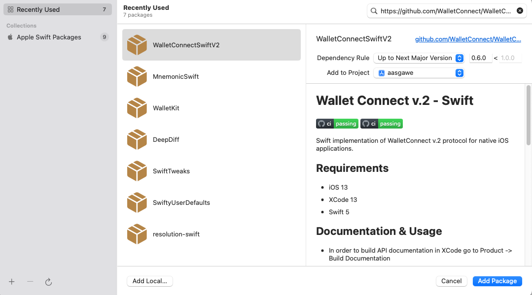 Package can't be imported with version (only using branch) · Issue #567 · WalletConnect ...