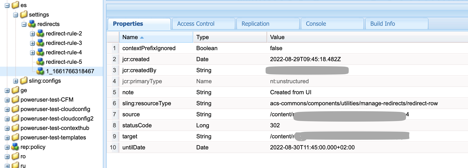 [Redirect Manager] Redirect rules imported from excel file do not store ...