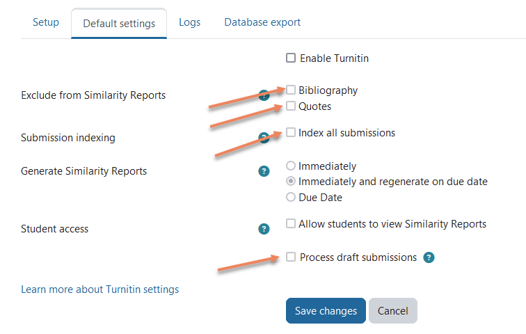 Default settings in site administration · Issue #156 · turnitin/moodle-plagiarism_turnitinsim ...