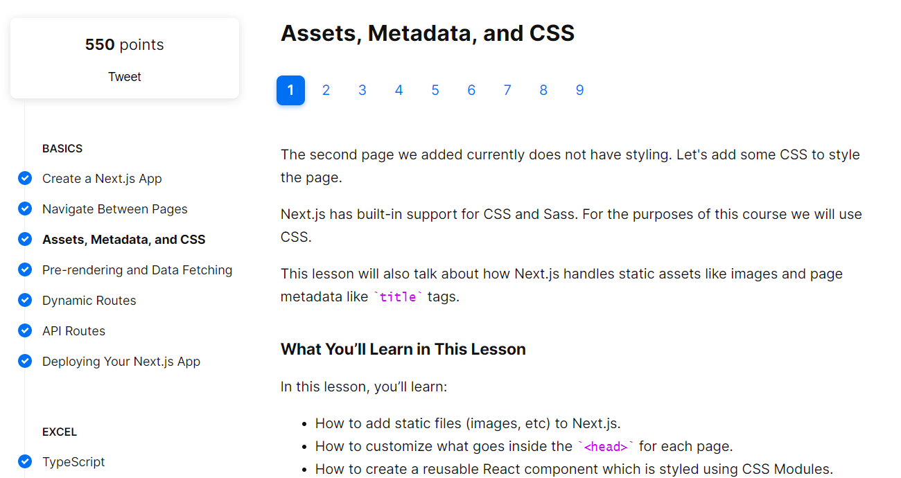 Make aside navigation (steps) more convenient in Learn section · Issue ...