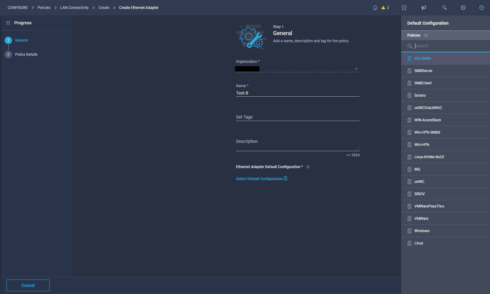 Unable to Import Default Config by Eth- / FC Adapter Policy · Issue #71 · CiscoDevNet/intersight ...