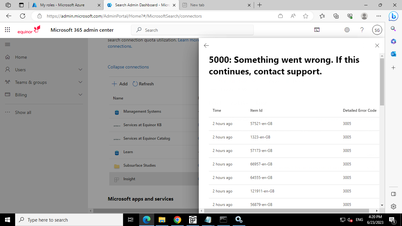 Error While Crawling Items In Custom Connector · Issue 13 · Microsoftgraphmsgraph Connectors