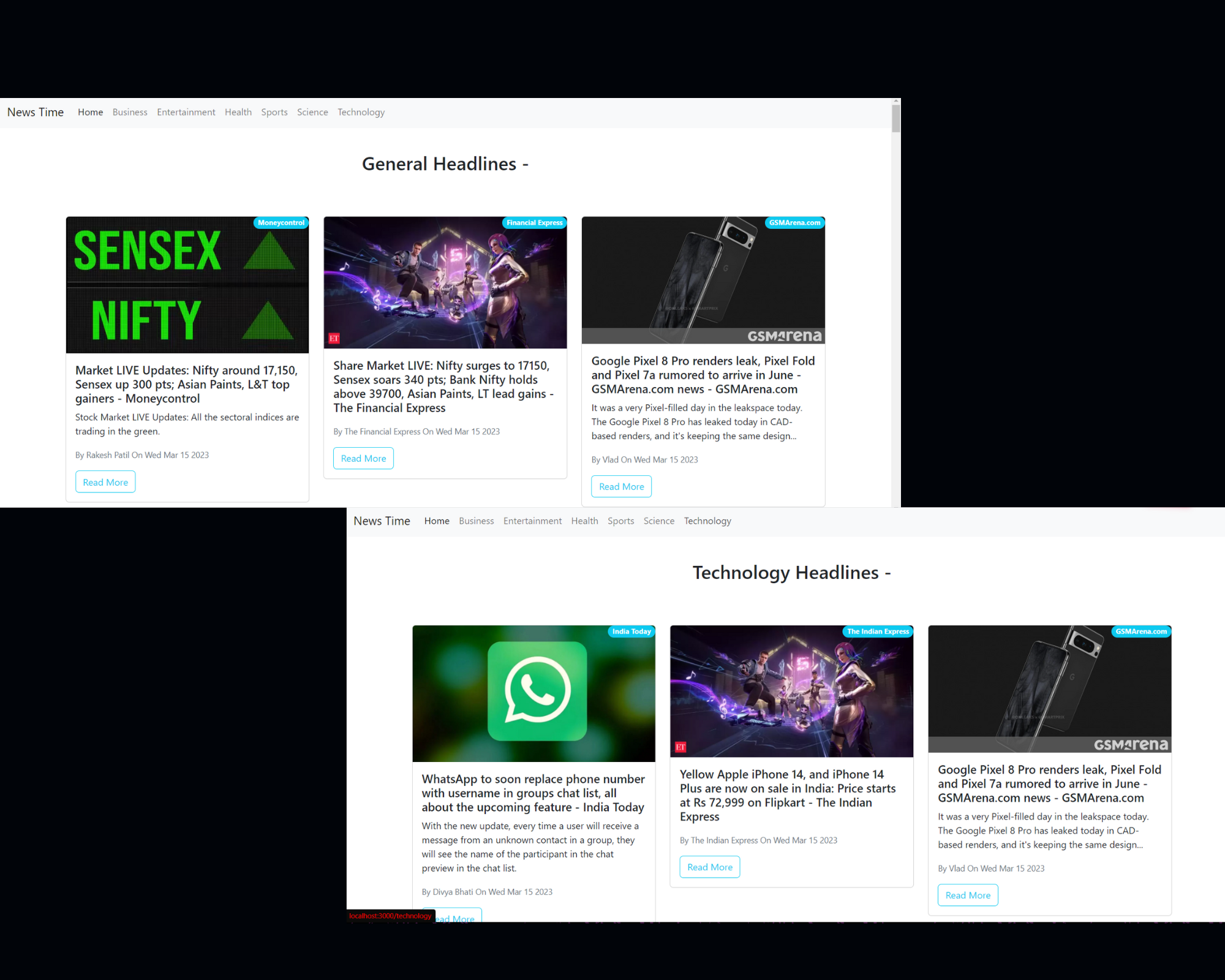 GitHub - Shreeyash01/News-Time