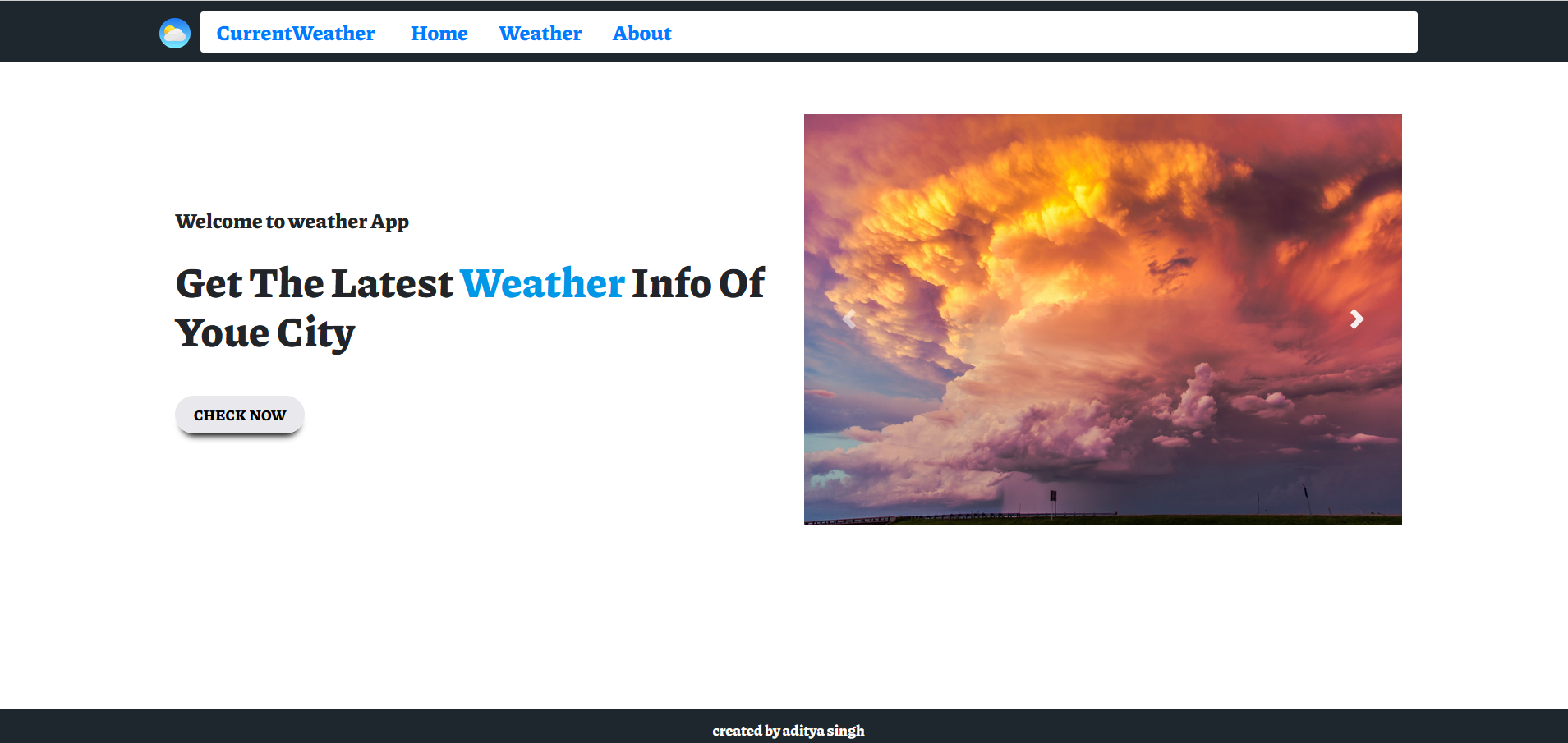 GitHub - Adityasingh09123/WeatherForecast
