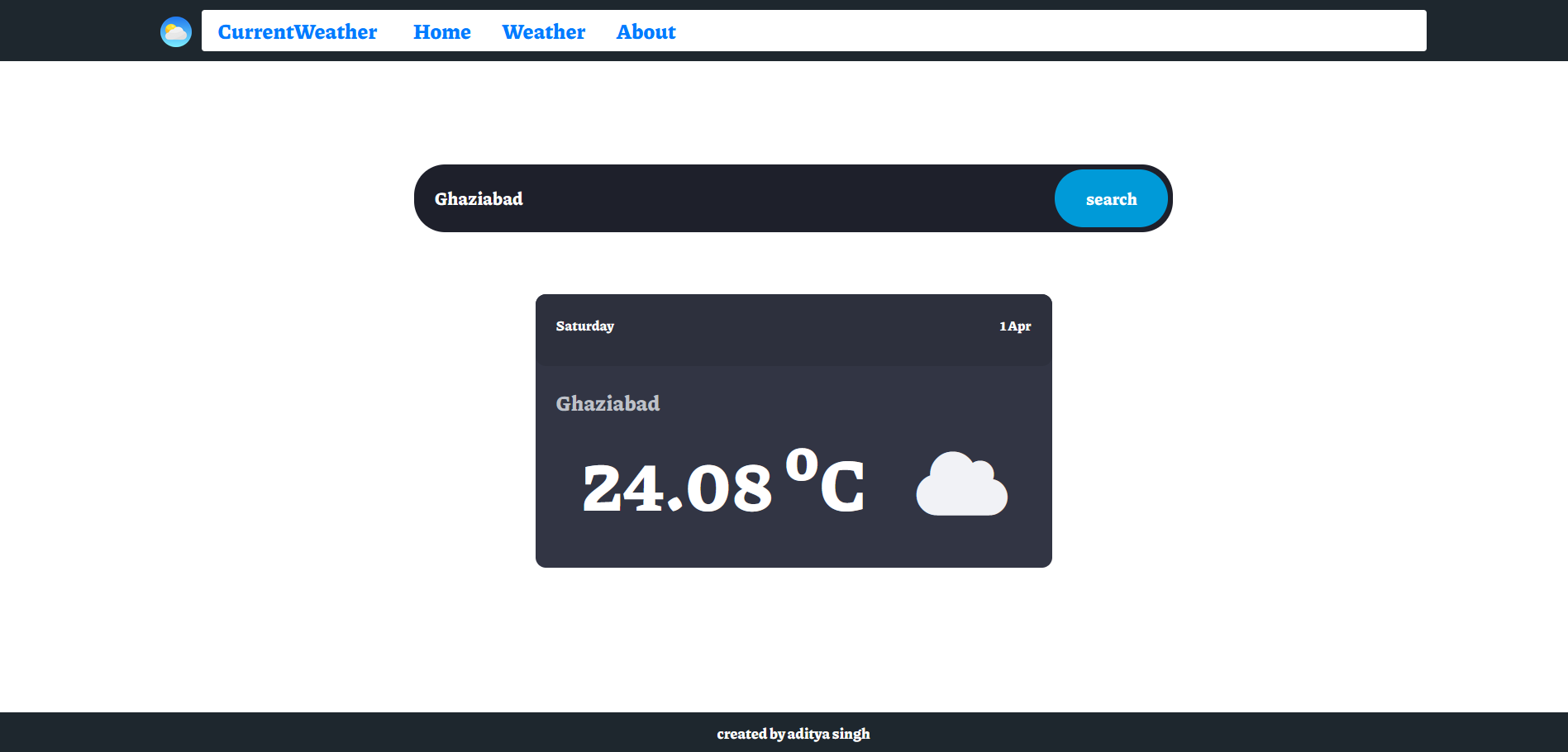 GitHub - Adityasingh09123/WeatherForecast