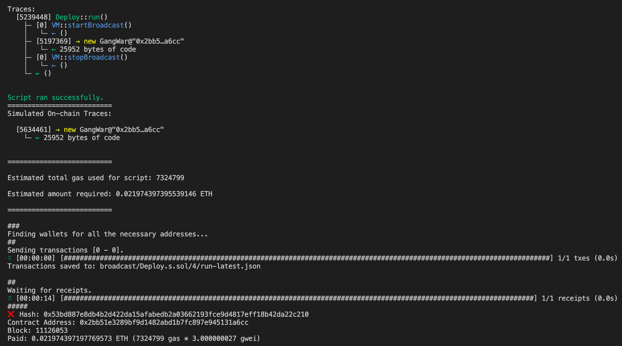 Forge Scripting Doesnt Detect Max Code Size Exceeded · Issue 2535