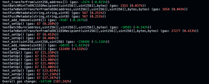 Bugforge `forge Snapshot Diff` Calculates Incorrect Percentages · Issue 4273 · Foundry Rs