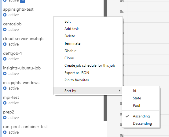 In the "Jobs" view, the default job sorting should be by creation date, not name · Issue #1966 ...