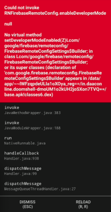 Remote Config Not Work In Android With Version 5 6 0 · Issue 6343 · Invertase React Native
