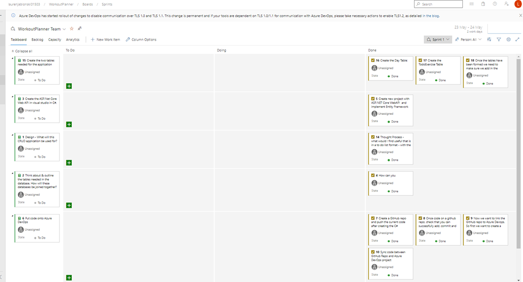 GitHub - laurenjablonski-avanade/WorkoutPlanner