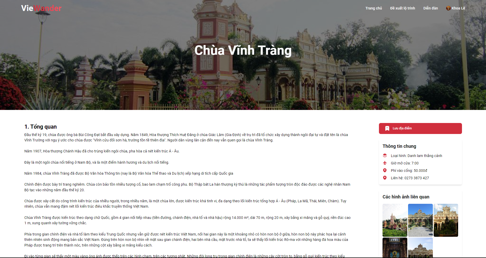 GitHub - QUanlE79/VieWander_Backend: WebDev Adventure Project