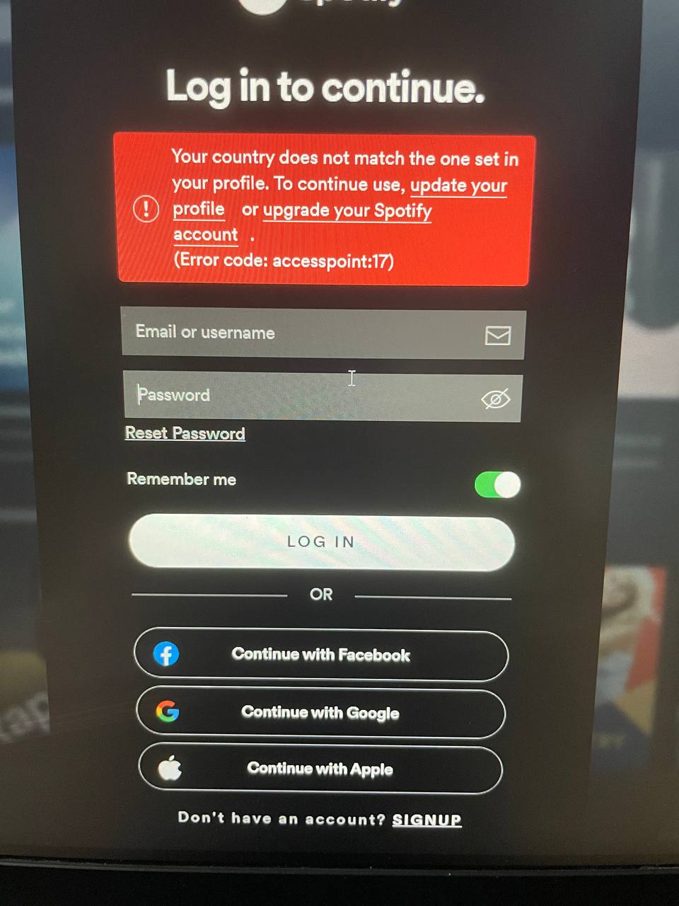 spotify pc 客户端 和 ios app 登录时提示地区检测错误 · Issue #303 · Loyalsoldier/v2ray-rules-dat · GitHub