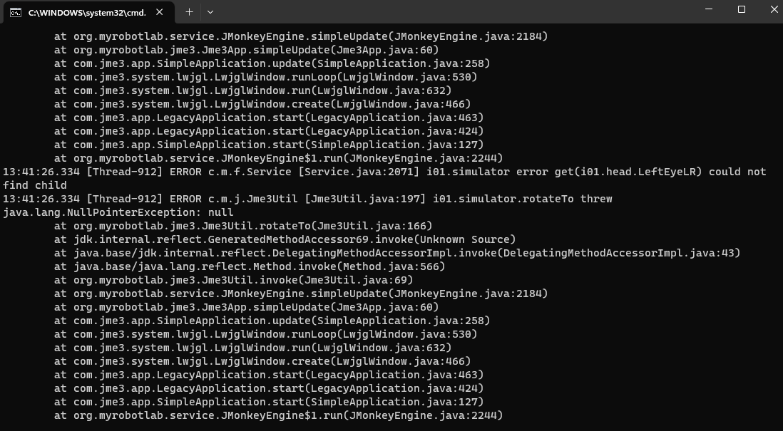 Simulator Error · Issue #1297 · MyRobotLab/myrobotlab · GitHub