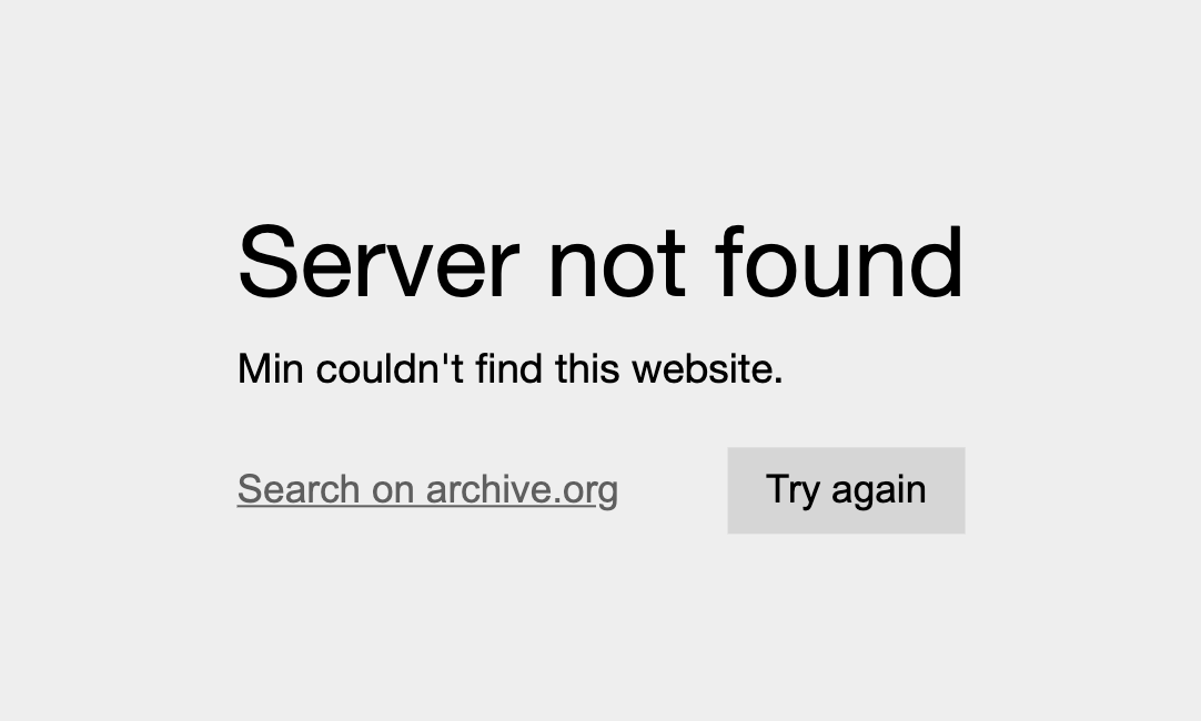 useless hiidden element on error pages · Issue #1490 · minbrowser/min · GitHub