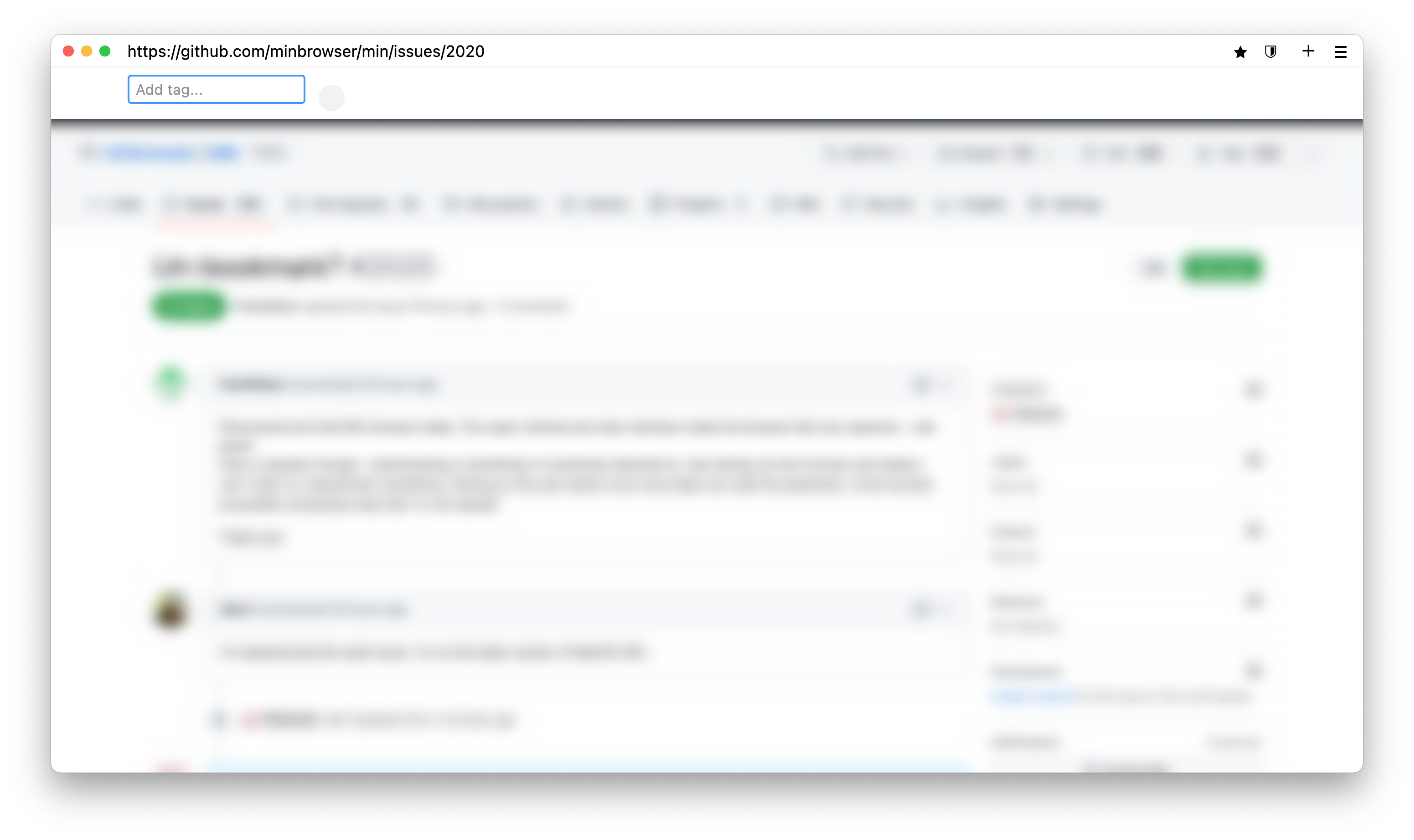 Un-bookmark? · Issue #2020 · minbrowser/min · GitHub