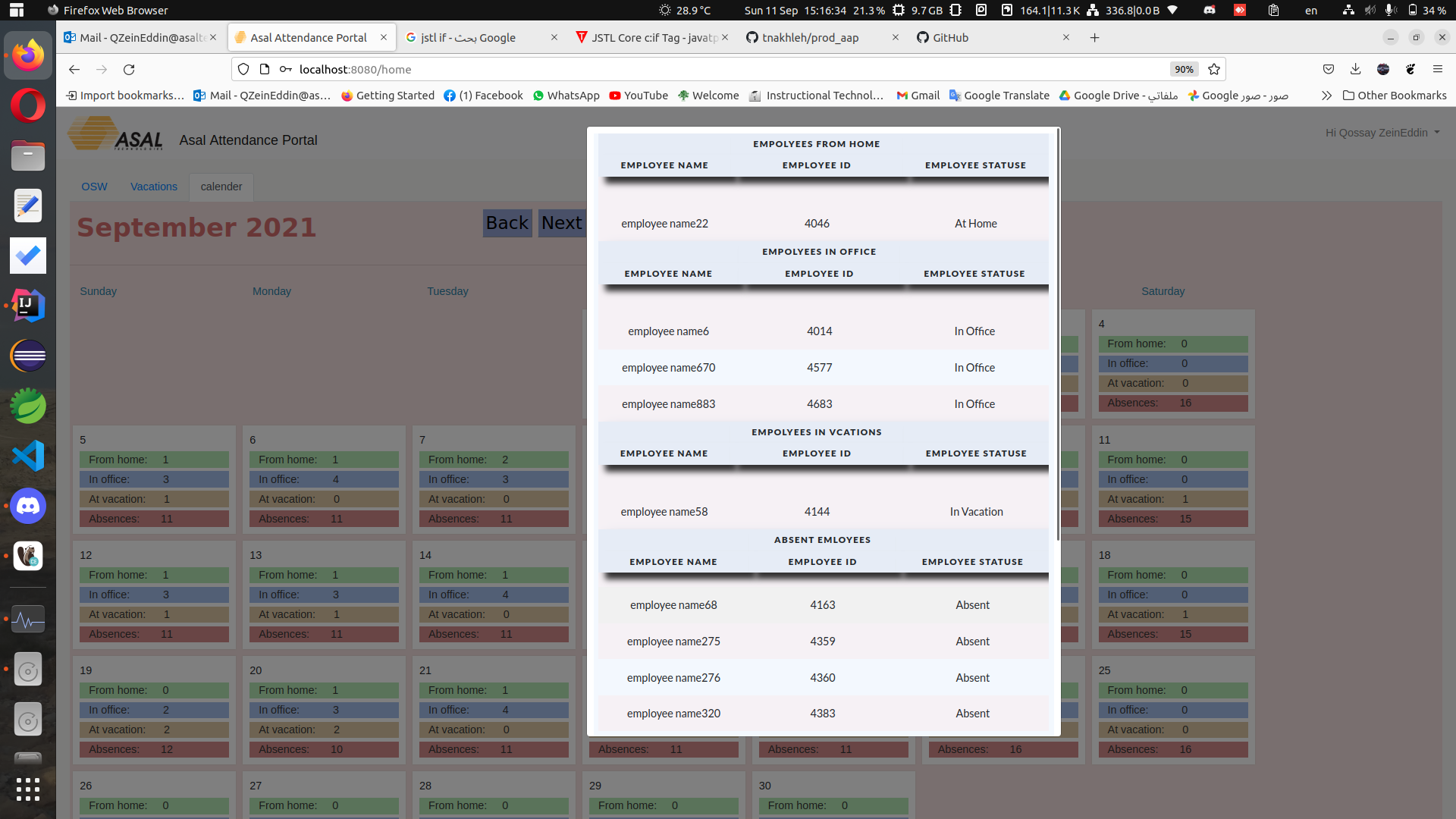 GitHub - QossayZeineddin/attendance-remote-services-ASAL-APP: Last task at ASAL training work in ...