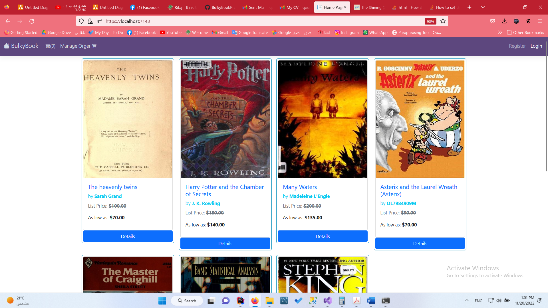GitHub - QossayZeineddin/BulkyBookProject-dotnetMVC