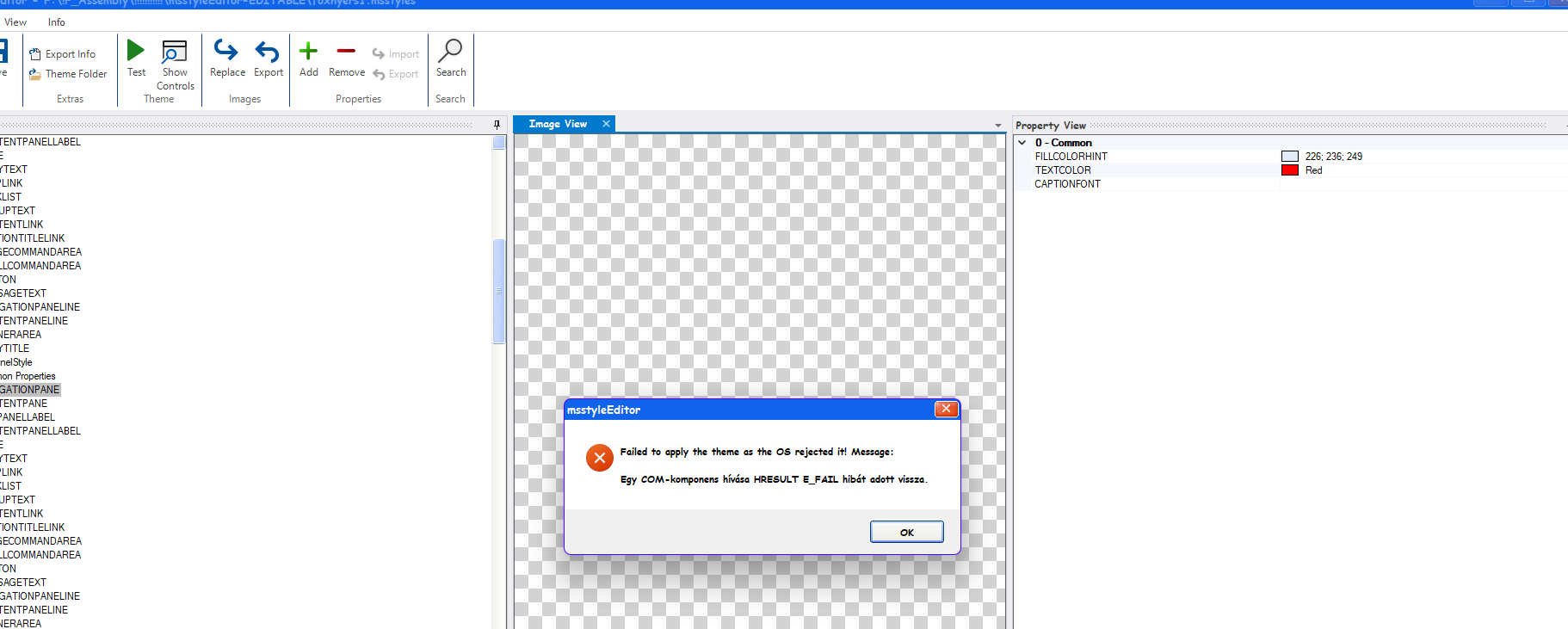 FONT property is missing in "Add Property" dialog · Issue #82 · nptr/msstyleEditor · GitHub