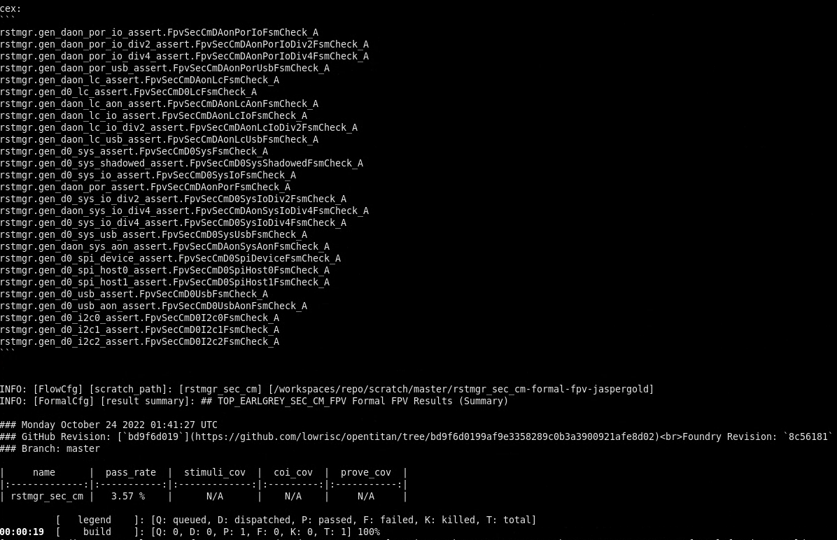 [rtl/rstmgr] corner case on using rw1c to fatal alert · Issue #15654 · lowRISC/opentitan · GitHub
