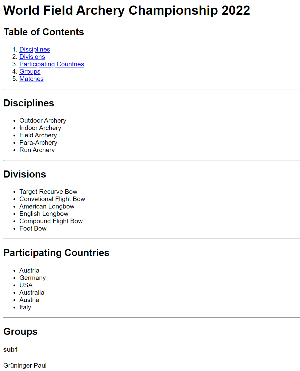 GitHub - ClaraTschamon/Semester2-Datenmanagement-ArcheryTournament-2: Erstellen einer Webansicht ...
