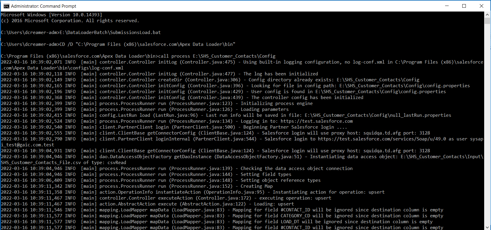 Dataloader v54 Provides Limited Output Information Compared to v49 · Issue #448 · forcedotcom ...