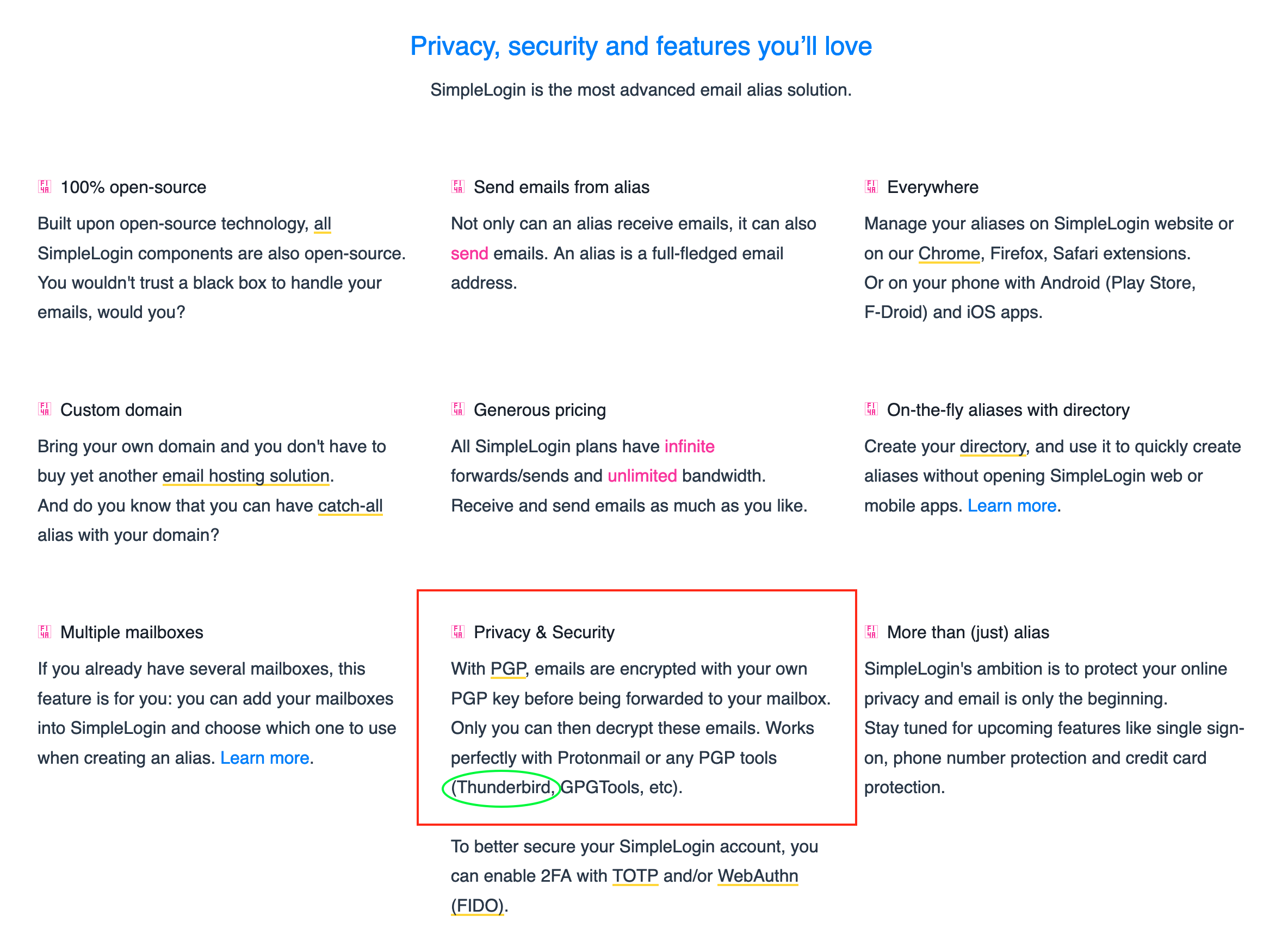 SimpleLogin PGP with Mozilla Thunderbird Guide · simple-login app · Discussion #874 · GitHub