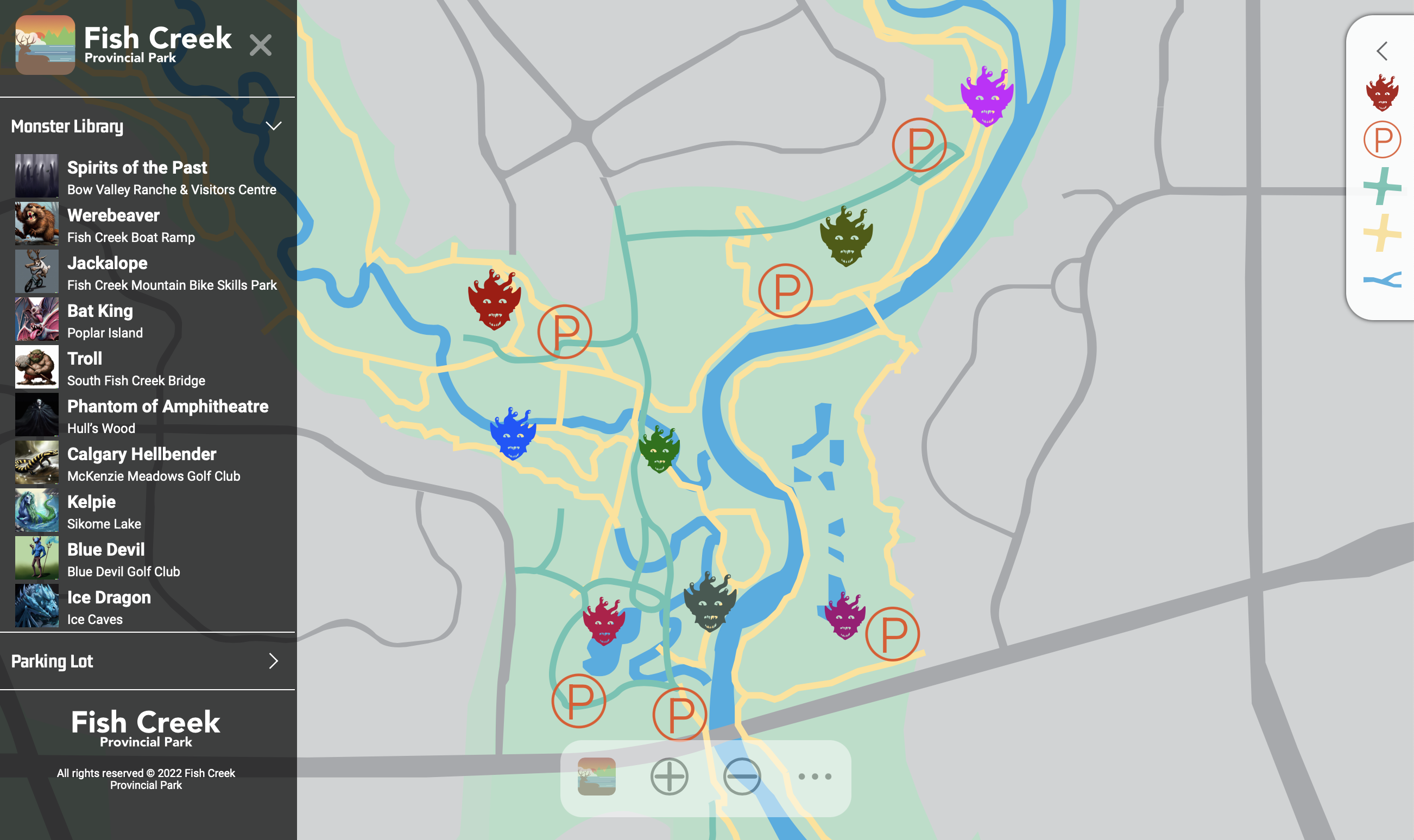 GitHub - oliveguy/fish-creek: Interactive map of Fish Creek Park