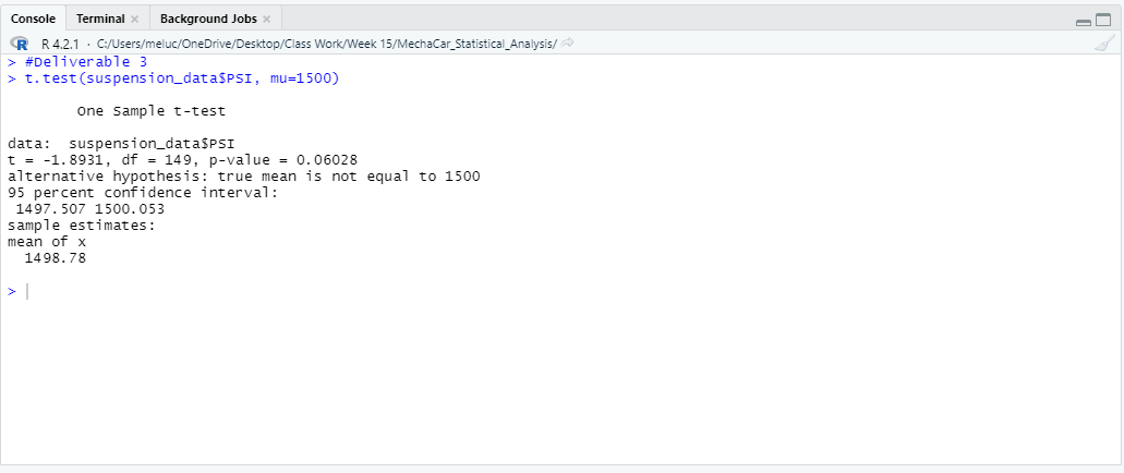GitHub - zmeluch/MechaCar_Statistical_Analysis