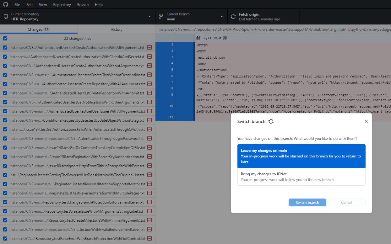 Unable To Switch Branch · Issue 14300 · Desktopdesktop · Github 