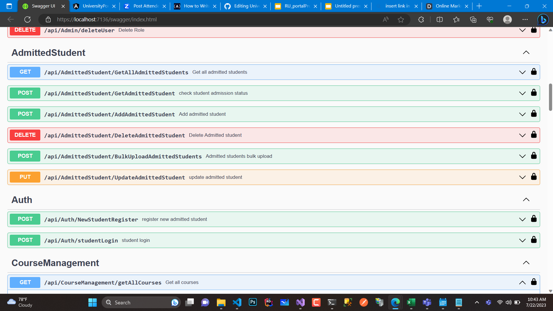 GitHub - MaureenMOguche/UniversityPortal