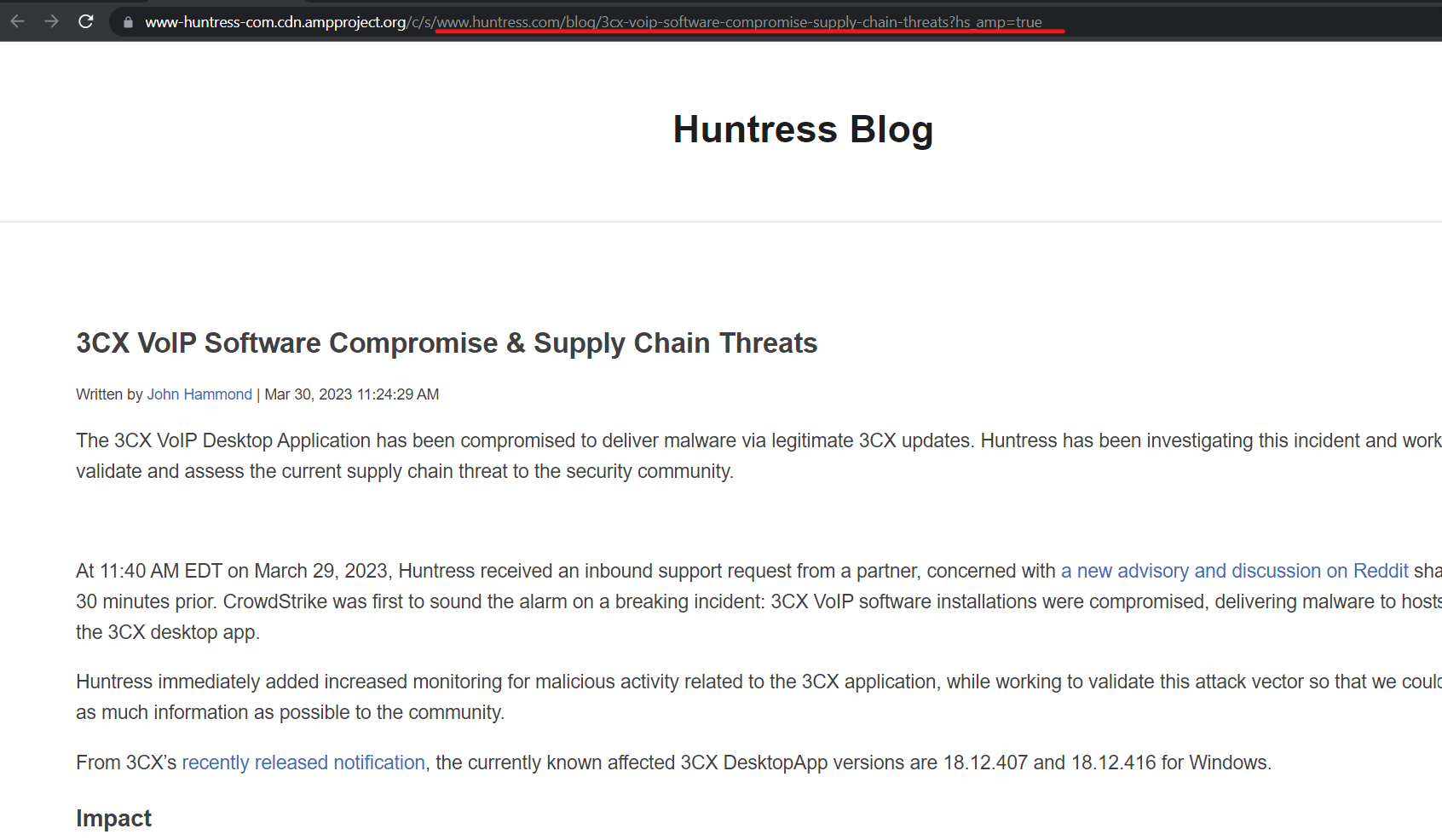 Open redirection (reflected) · Issue #38731 · ampproject/amphtml · GitHub