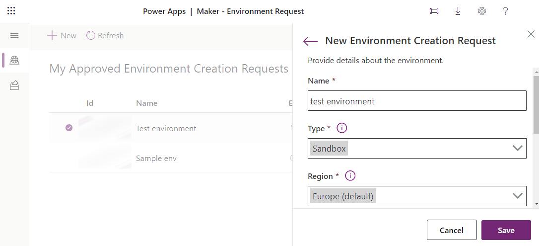 Env Request | Create Approved Environment fails: Resource not found for the segment · Issue ...