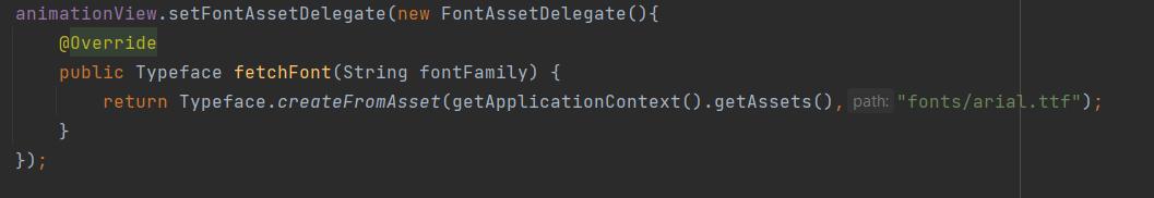 android - Unable to load font from ttf file in lottie animation - Stack Overflow
