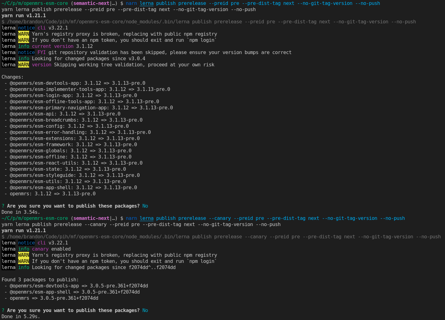 lerna publish --canary yields unpredicted version number · Issue #2622 · lerna/lerna · GitHub