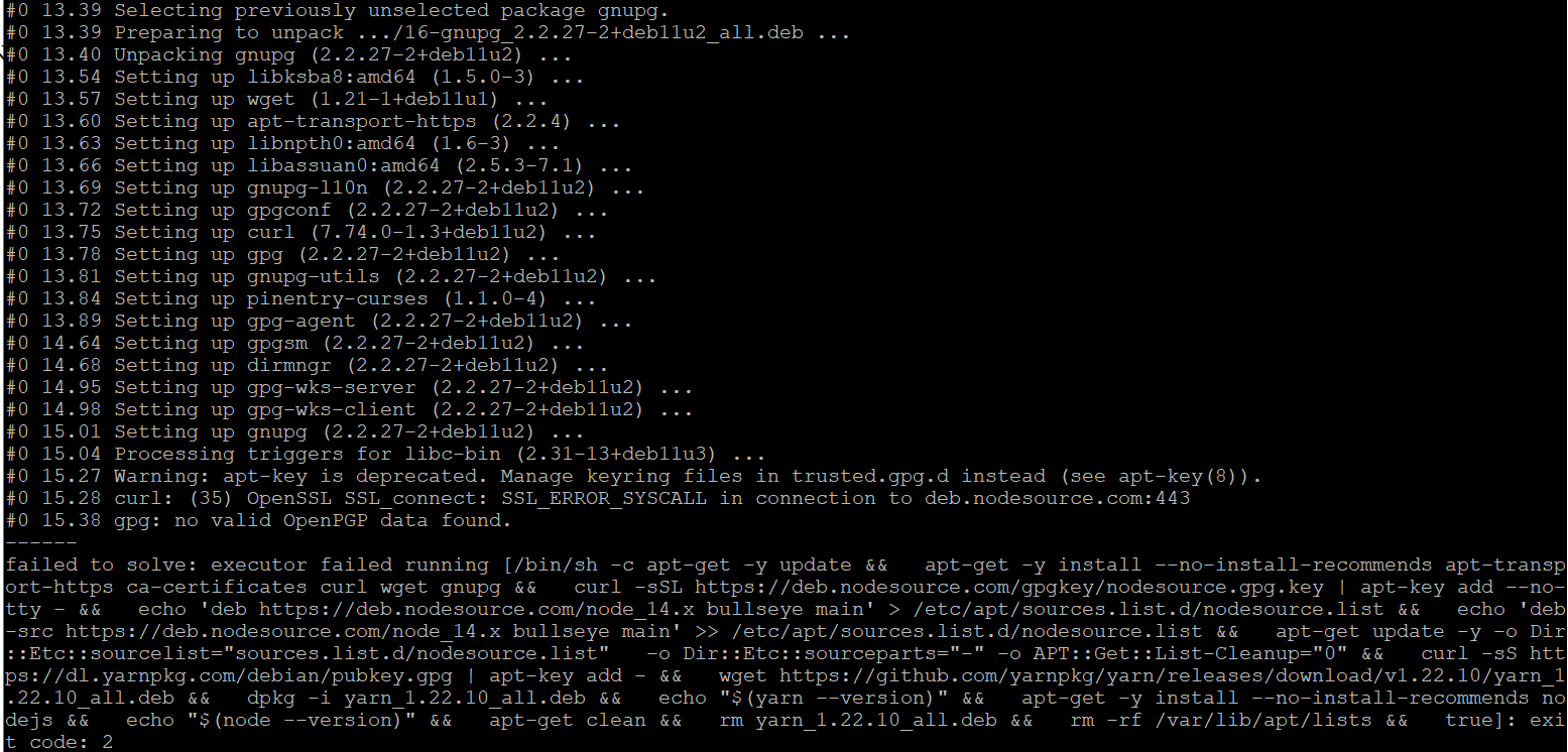 Deployment Error In Docker Setup · Issue 6808 · Defectdojo Django Defectdojo · Github
