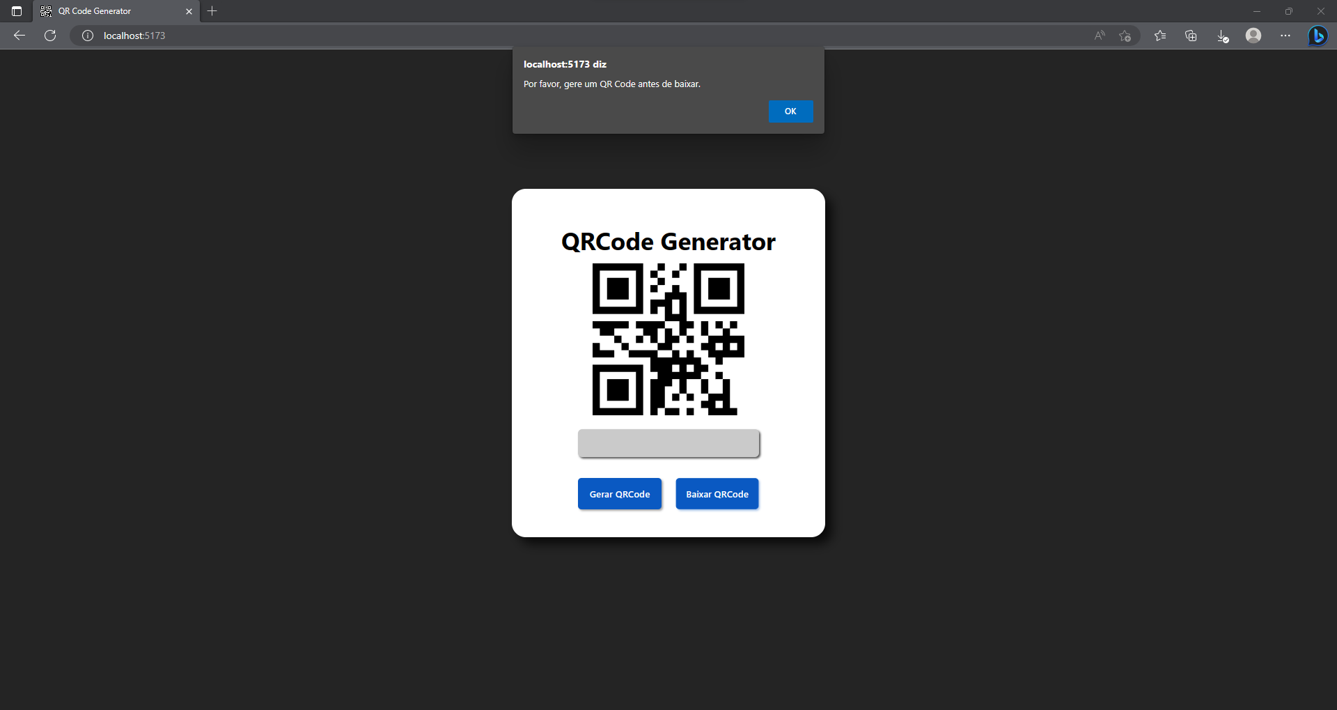 GitHub - GLira4k/qrcode-generator: Fiz um gerador de código QR em React.