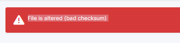 Error "File is altered (bad checksum)" on documents · Issue #13792 ...