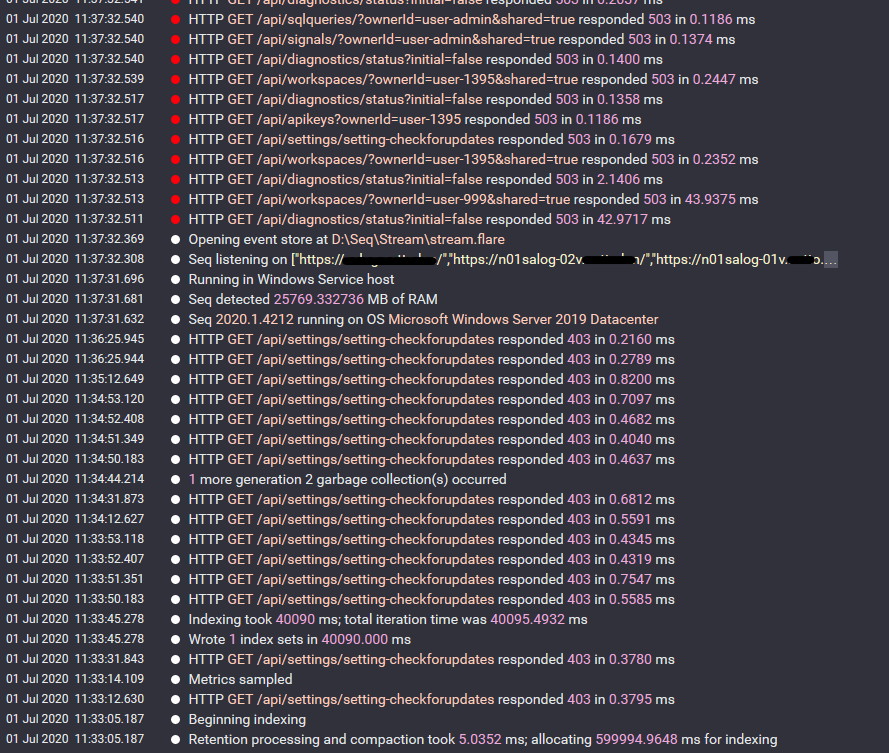 Seq.exe Crash in 2020.1.4212 · Issue #989 · datalust/seq-tickets · GitHub