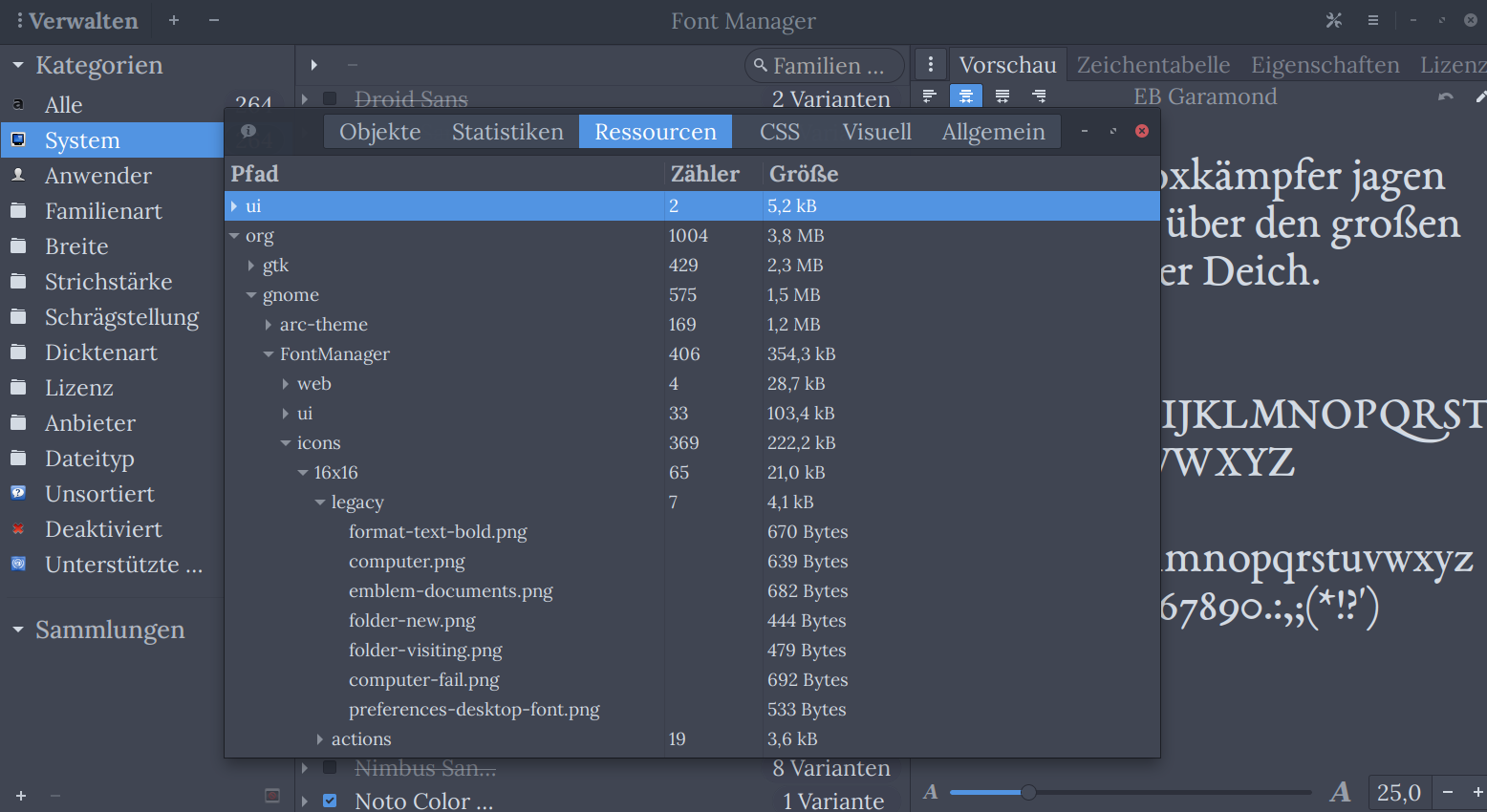 Cosmetic issues with the UI · Issue #210 · FontManager/font-manager · GitHub