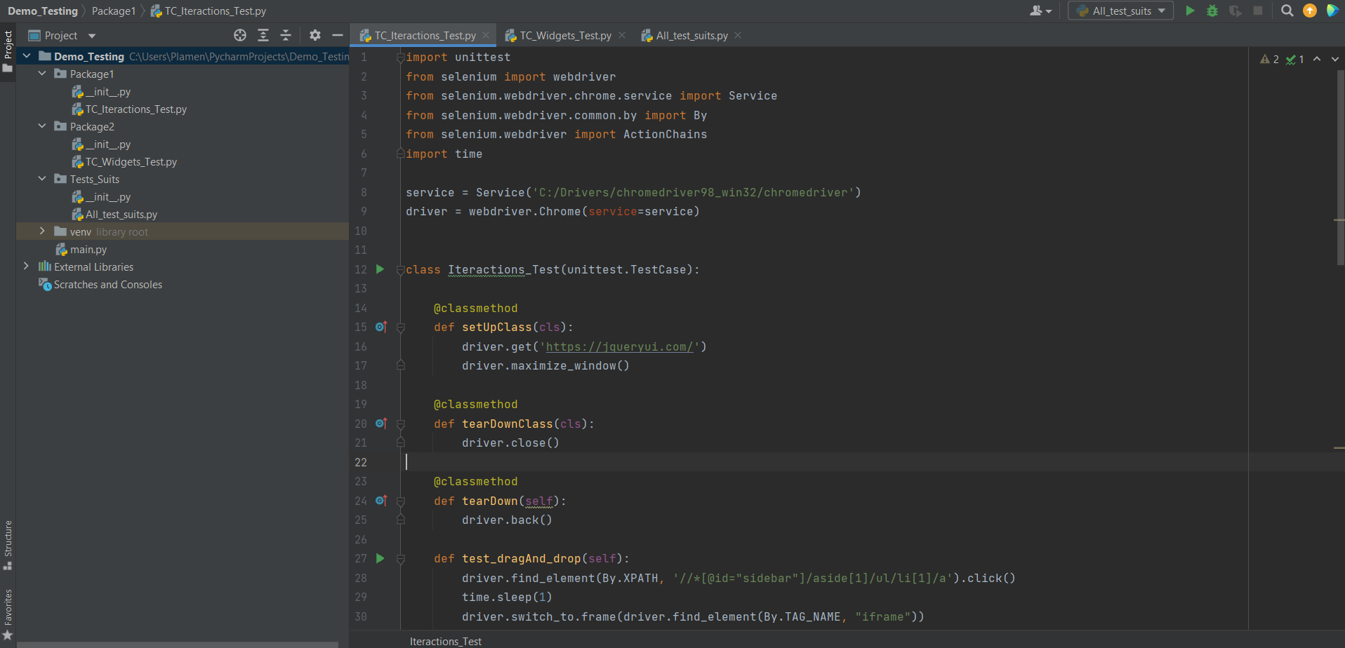 Github Phristov88ui Automated Tests With Selenium And Python Demo Site Testing