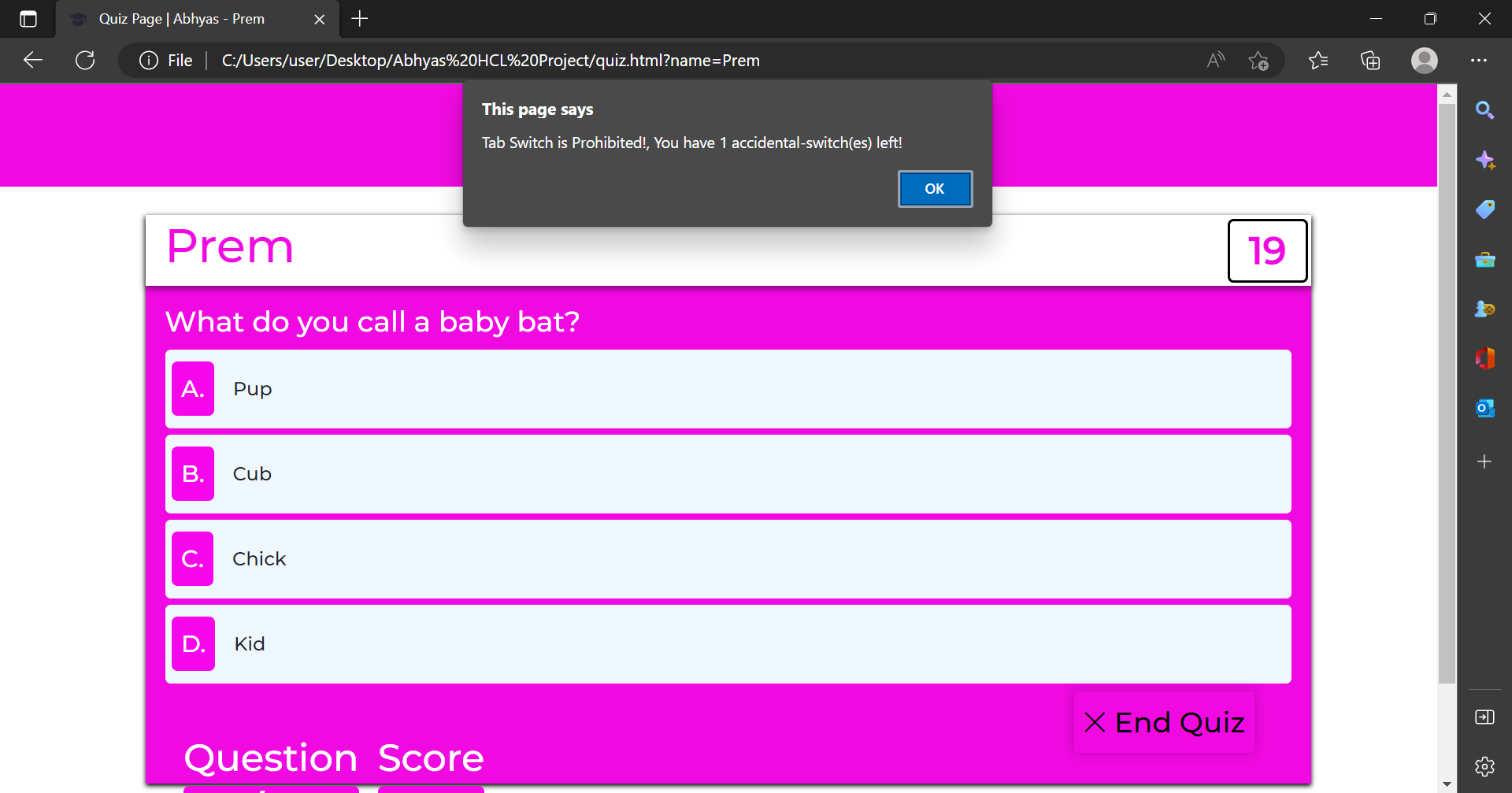GitHub - PremPavanChanna/Abhyas_An-Online-Quiz-Application: Abhyas -An ...