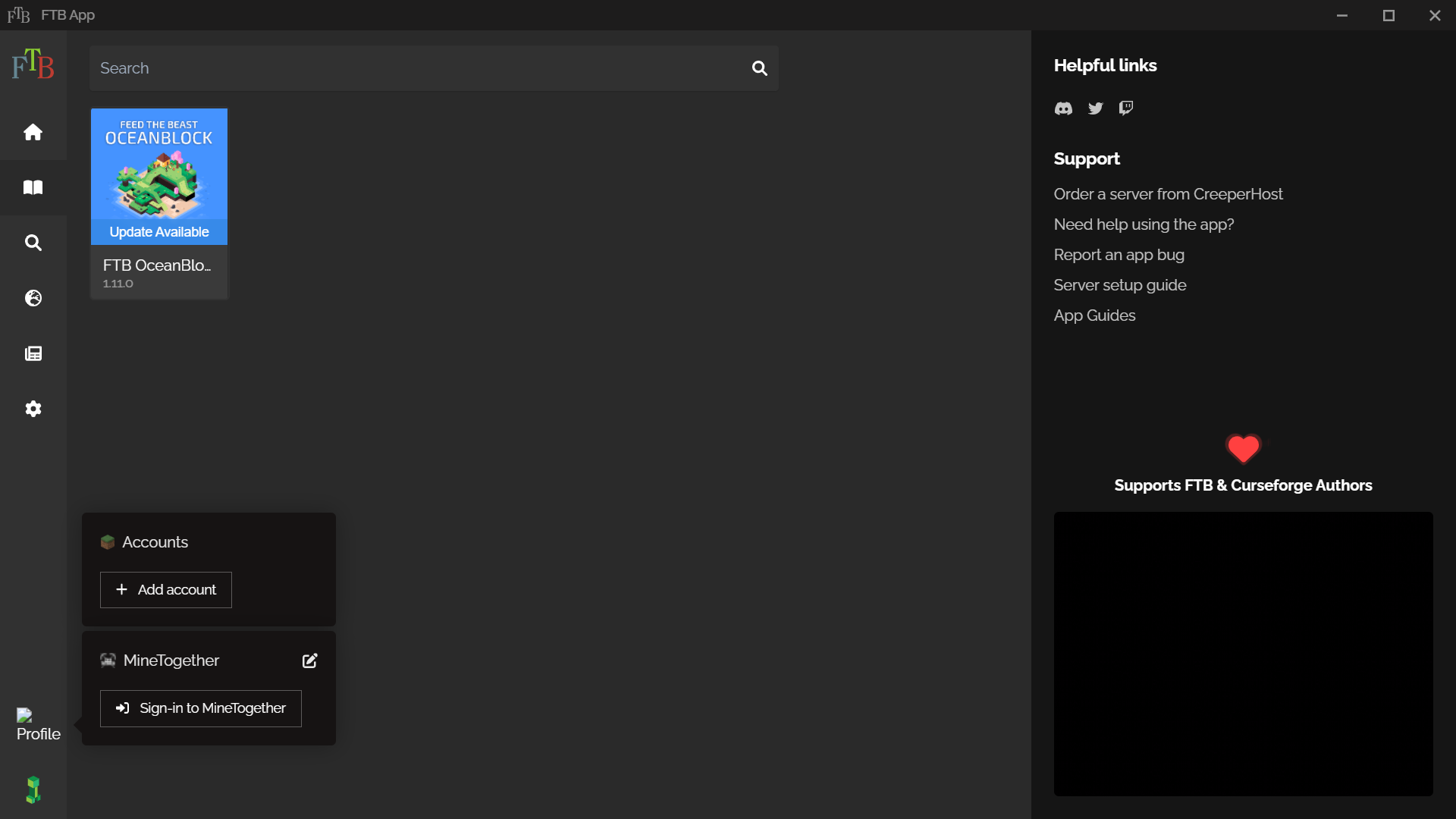 [Bug]: Can't log into the app, broken entirely · Issue #516 · FTBTeam/FTB-App · GitHub