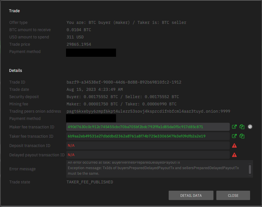 Fee reimbursement for trade bazf9 · Issue #1458 · bisq-network/support · GitHub