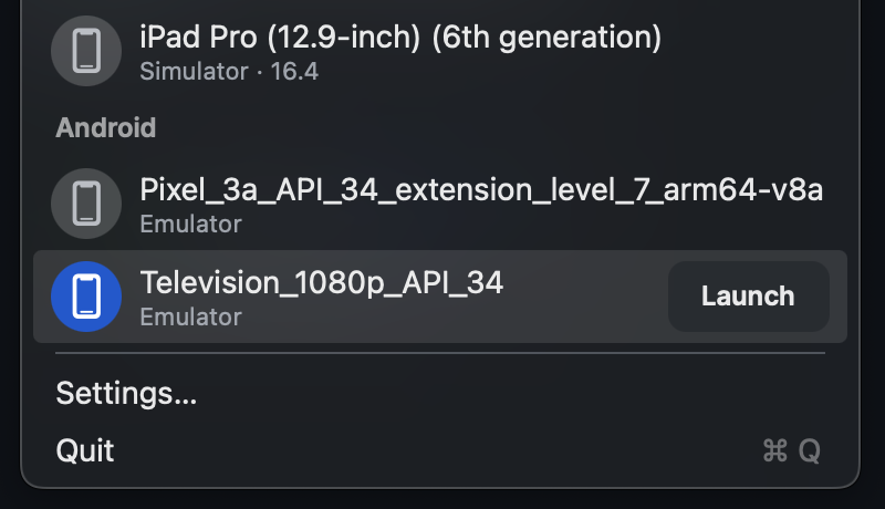 Manage tvOS simulator with Orbit · Issue #81 · expo/orbit · GitHub
