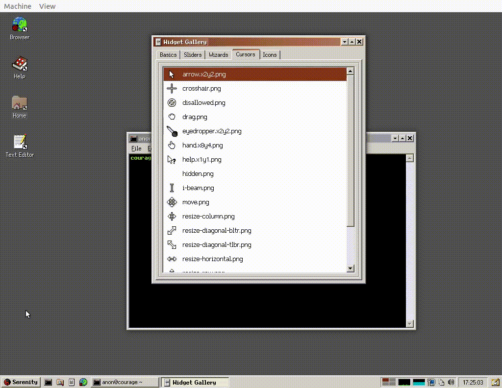 WidgetGallery: Double-clicking cursors sets the wrong cursor · Issue ...