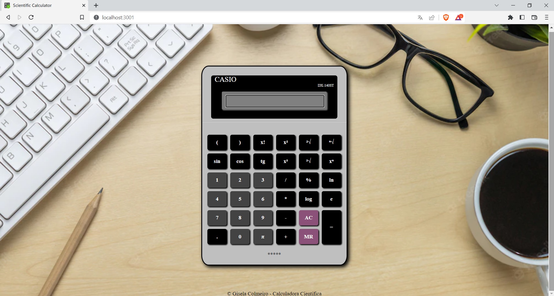 GitHub - gissestephy/react-scientific-calculator